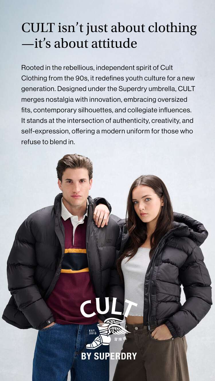 CULT | Men's and Women's 90s 'Fits by Superdry UK