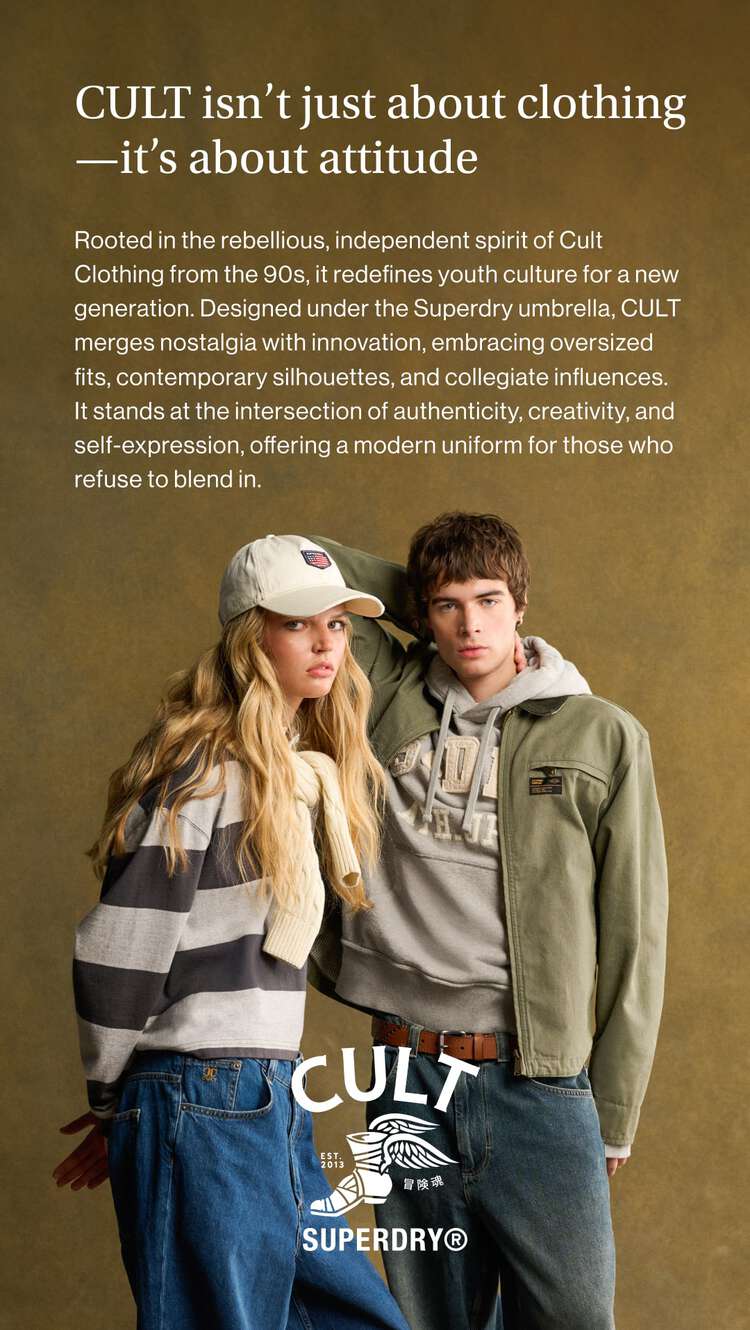 CULT | Men's and Women's 90s 'Fits by Superdry UK
